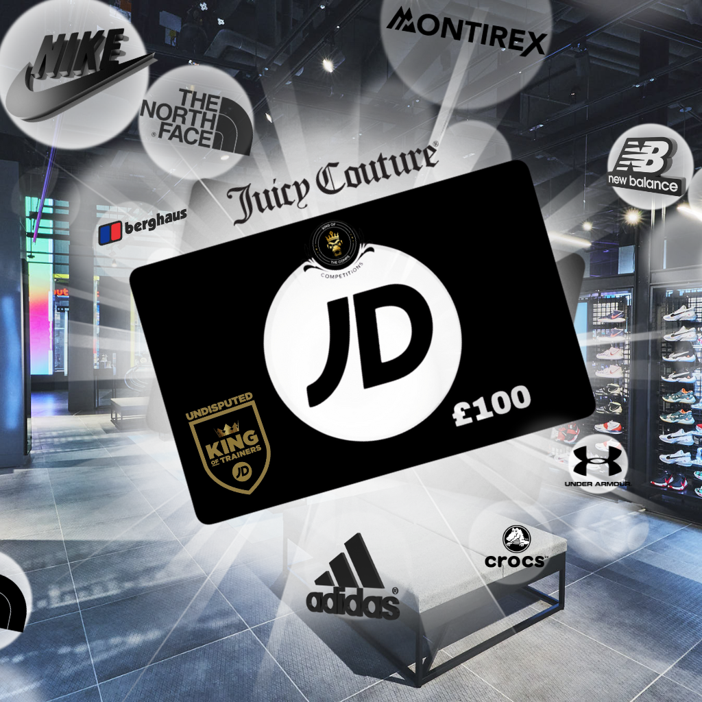 £100 JD SPORTS GIFT CARD – King of the Comps